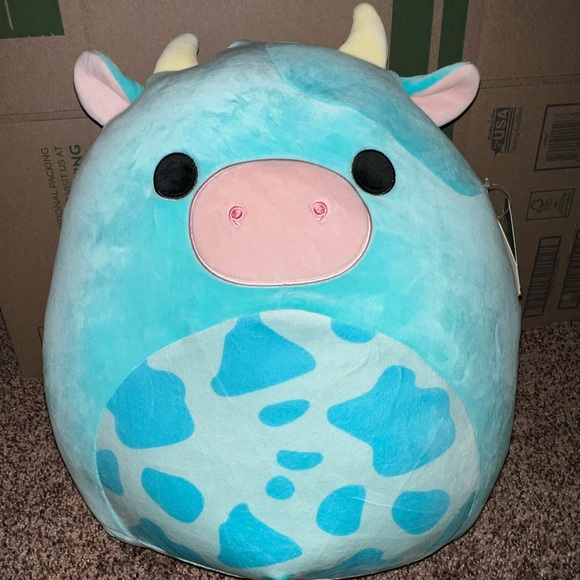 Squishmallows | Toys | Tuluck The Blue Cow Squishmallow 6 Nwt Ultra ...